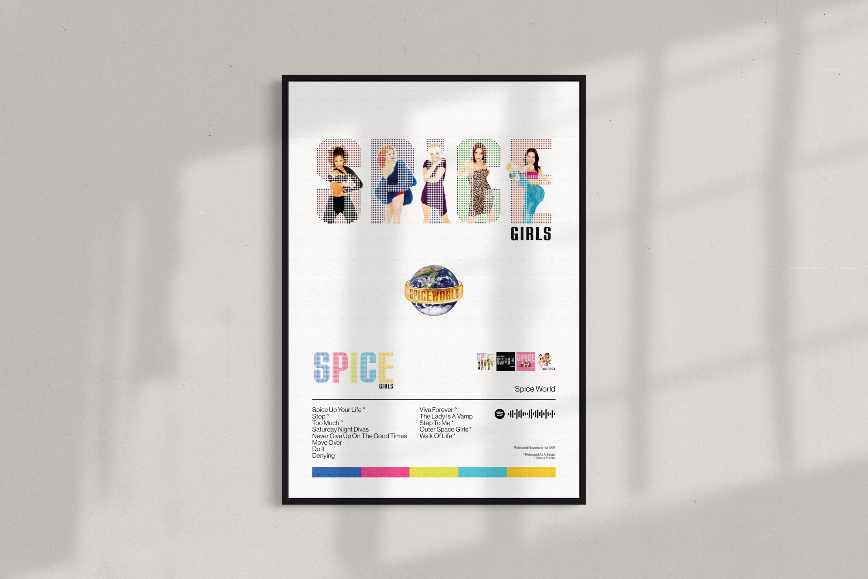 Spice Girls Spice World Album Wall Art High Quality Music Poster Geri ...