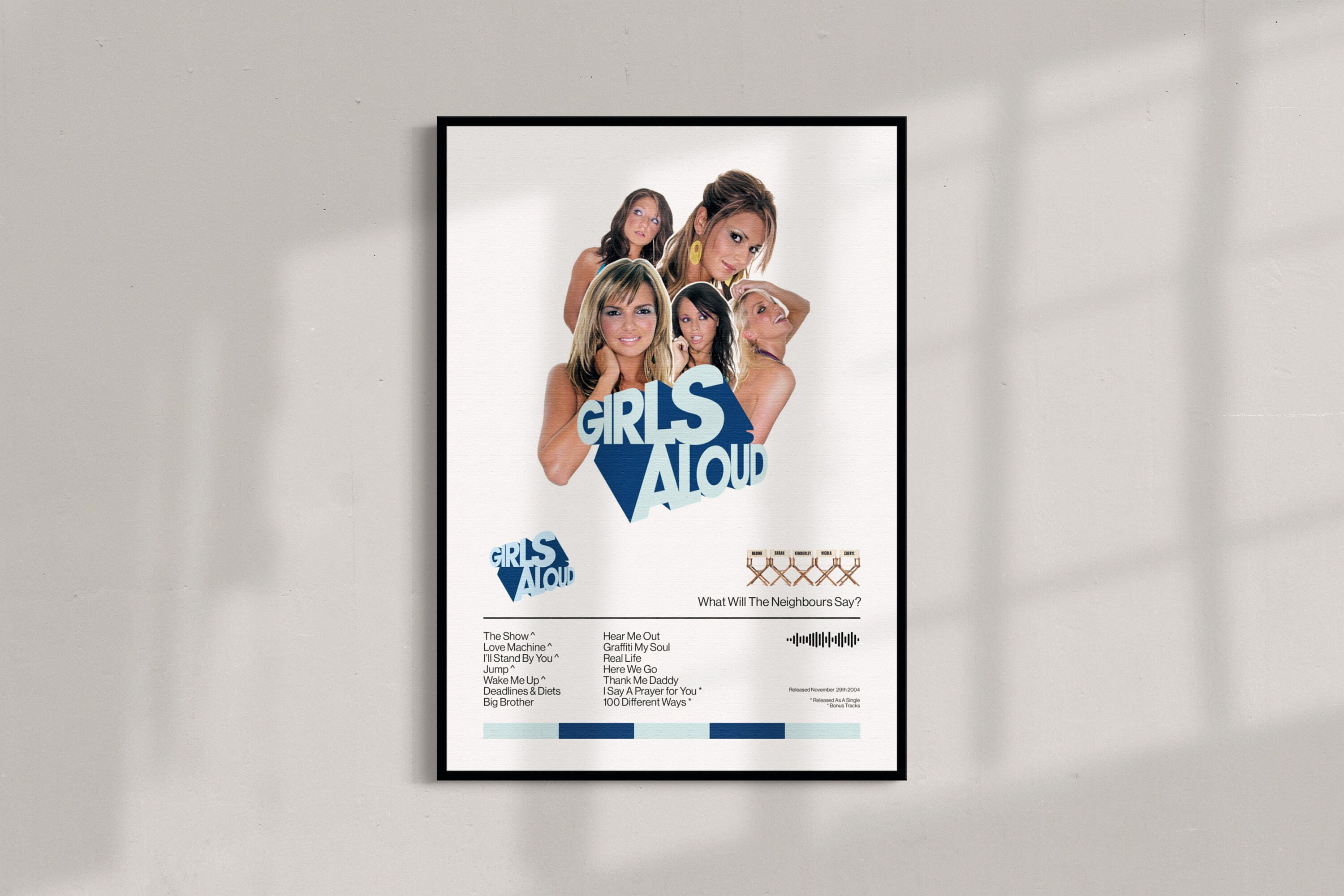 Girls Aloud What Will the Neighbours Say Album Wall Art High Quality ...