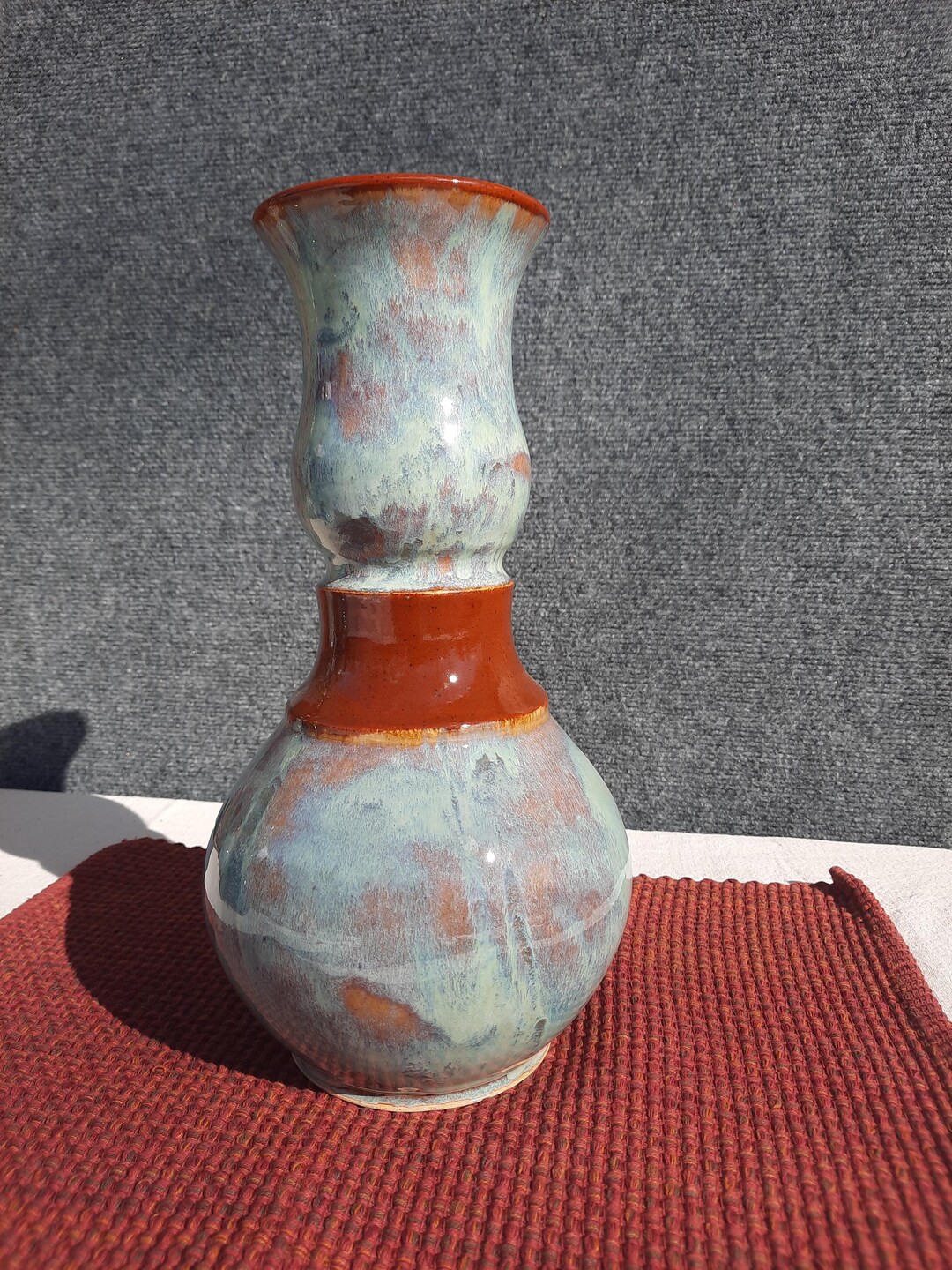 Unique Stoneware Pottery Genie Style Artisan Vase Made by Seller - Etsy