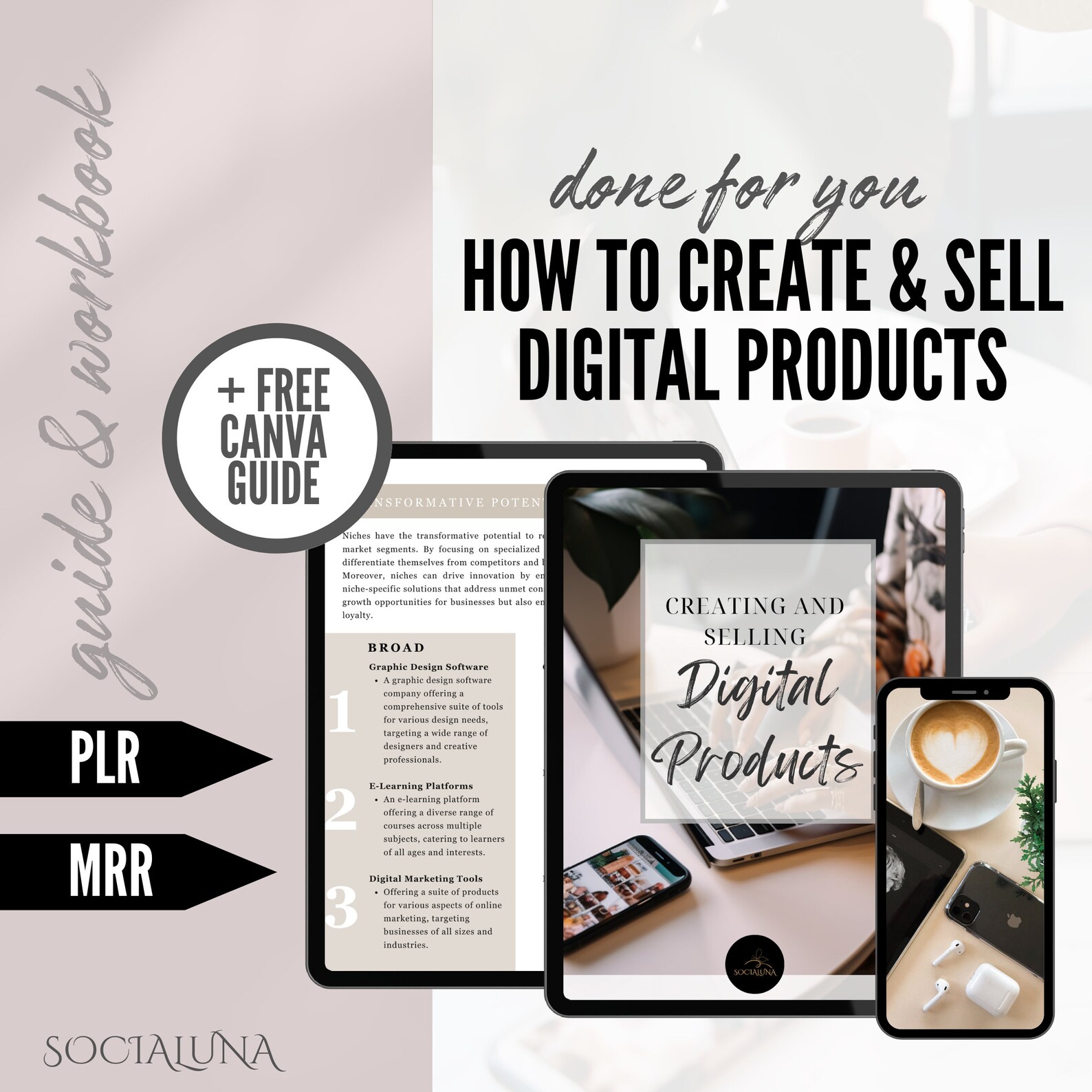 PLR Guide How to Create and Sell Digital Products With Master Resell ...