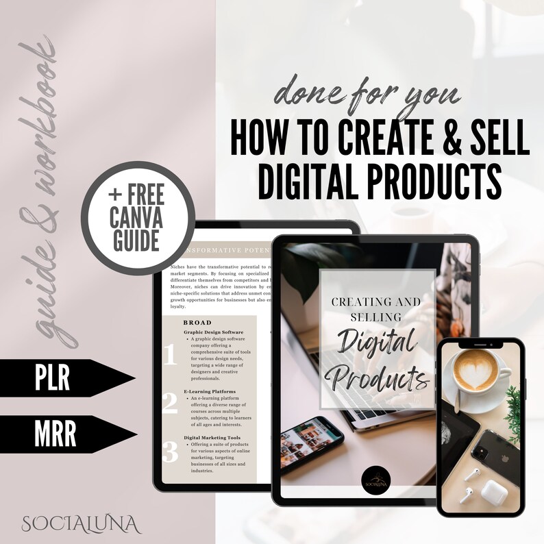 PLR Guide How to Create and Sell Digital Products With Master Resell ...