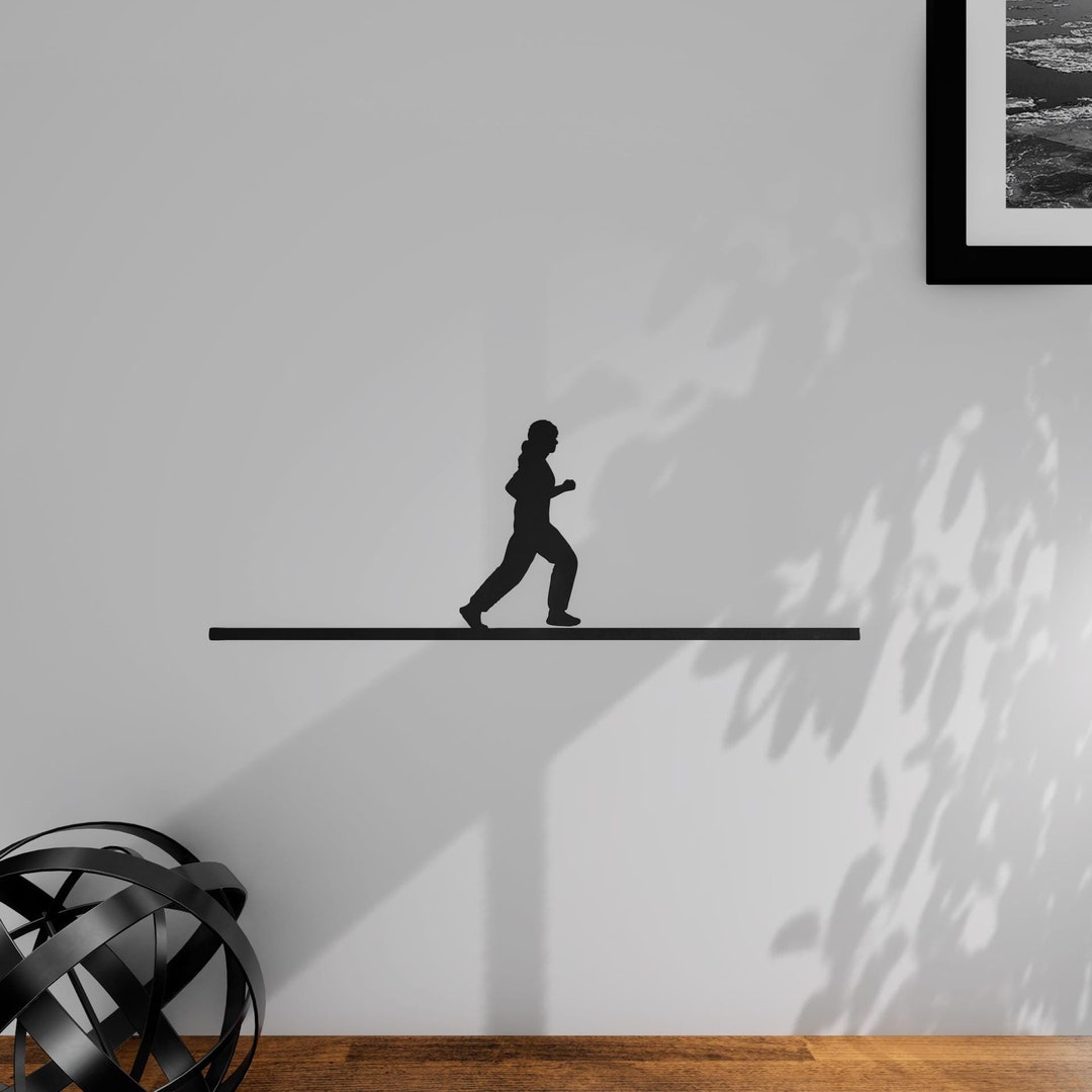 Minimalist Running Wall Decoration - Fabulous Stride - 100% ...