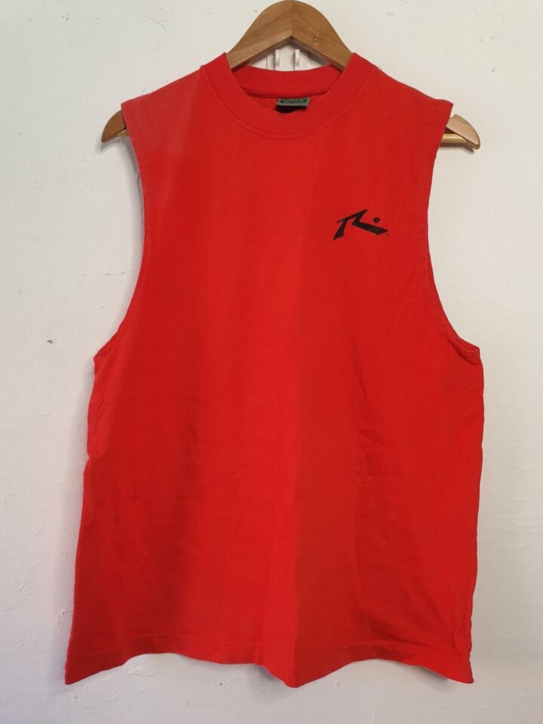 Vintage Rusty Shirt Mens Size XL Extra Large Blue Surf Wear Beach Swim ...