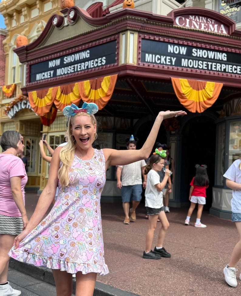 Woman’s Mouse Treats Dress Matching Mommy and Me Pink Magic Dress - Etsy UK