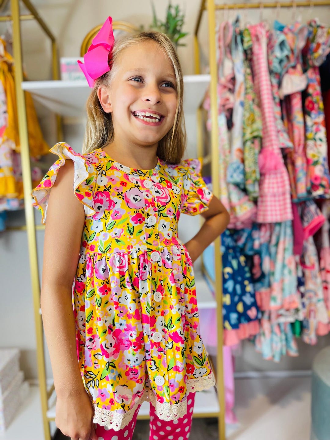 Girls Spring Set, Girls Spring Outfit, Easter Outfit for Girls, Girls ...