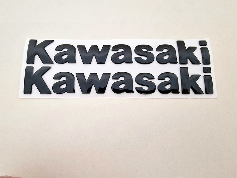 Kawasaki 3D Badge Sticker Graphic Decal Tank Logo Emblem - Etsy