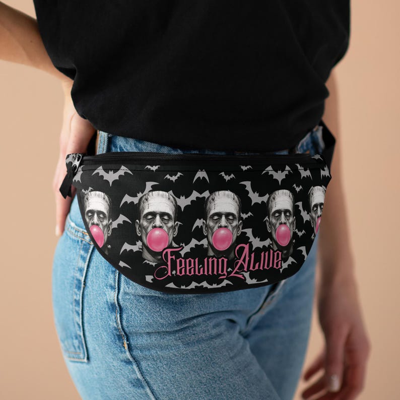 Feeling Alive, Frankenstein's Monster Fanny Pack, Spooky Bum Bag ...