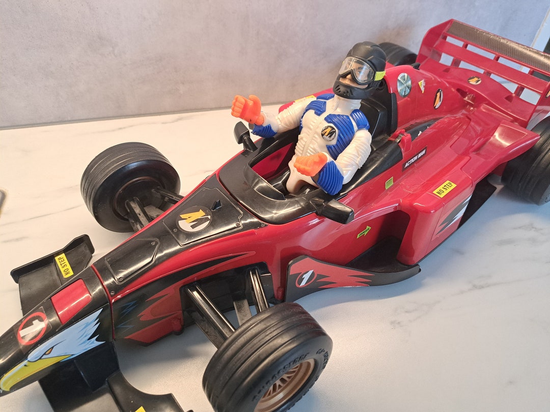 Actionman Formula 1 Grand Prix Car Red With Mission Doll 2000/1999 ...