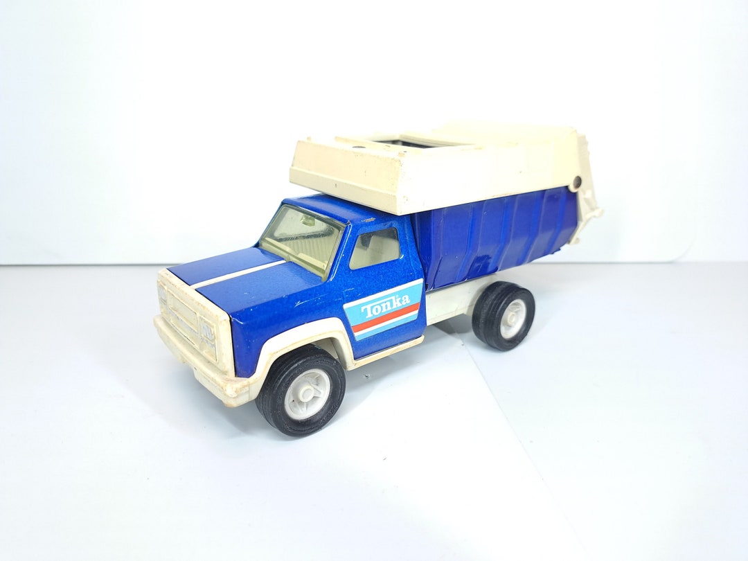 Tonka 70's Blue White Garbage Truck. Vintage in Excellent Condition ...