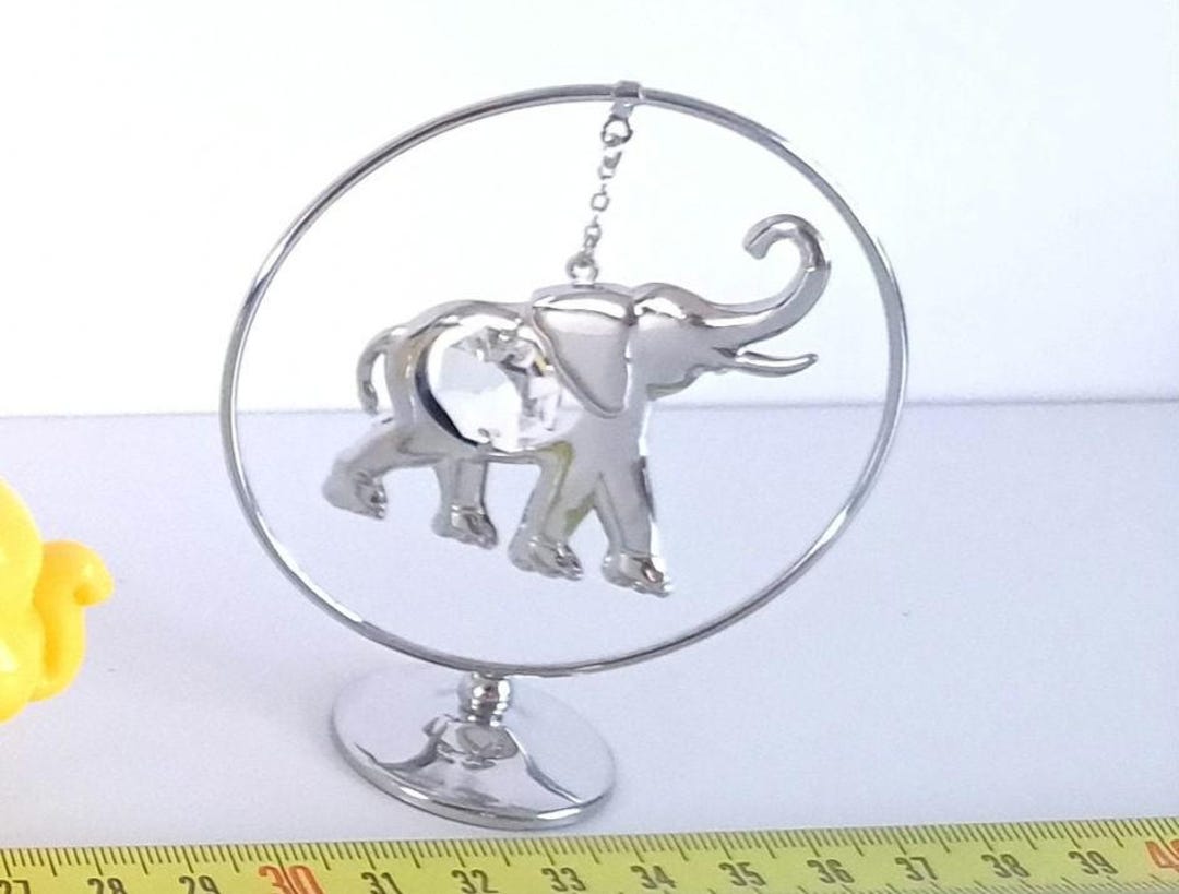Set of 5 Elephant Collectibles, Including Brass, Art Handmade, Small ...