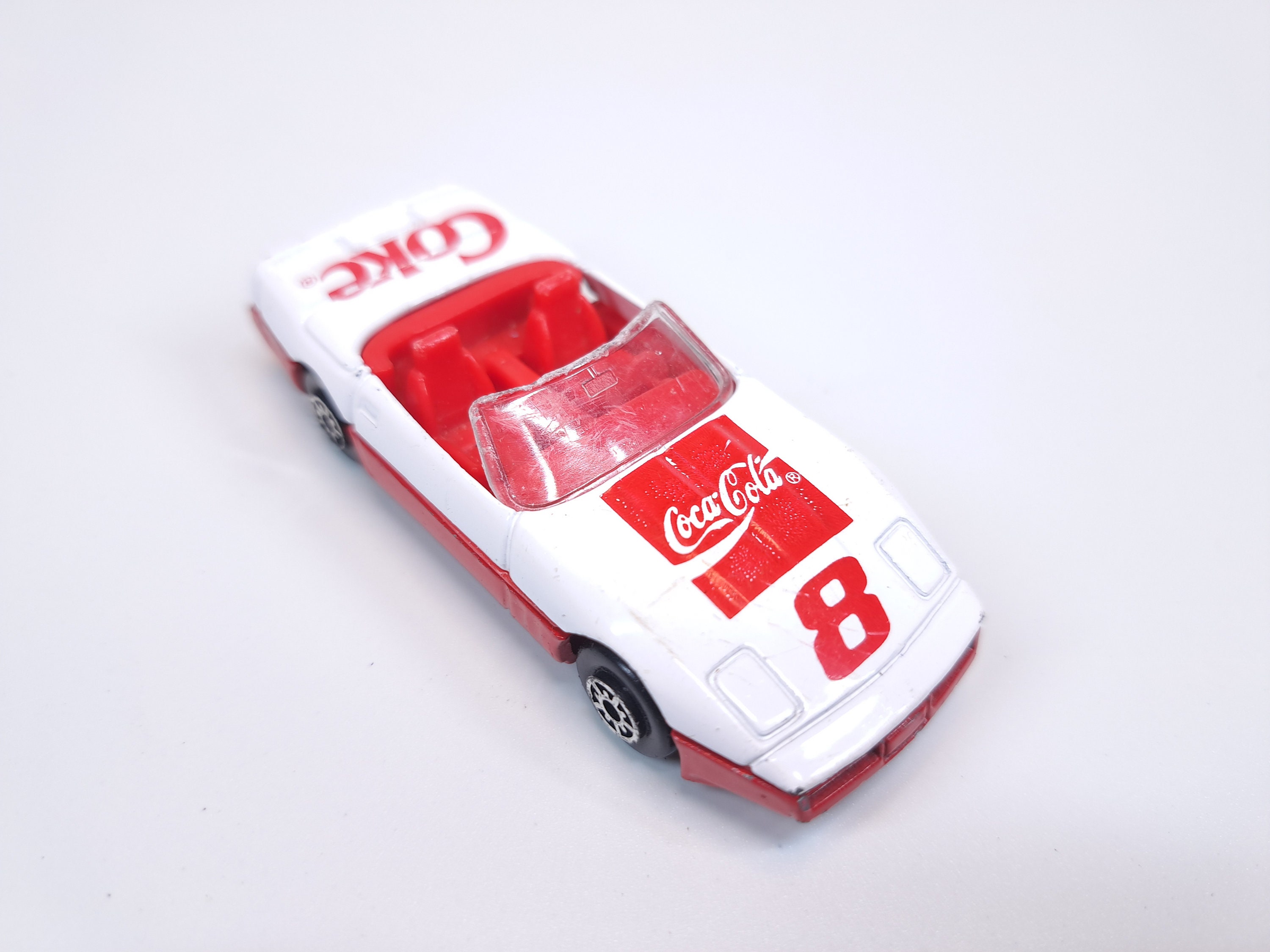 Coca Cola Coke 1986 11 Edocar Chevrolet Corvette, White With Red ...