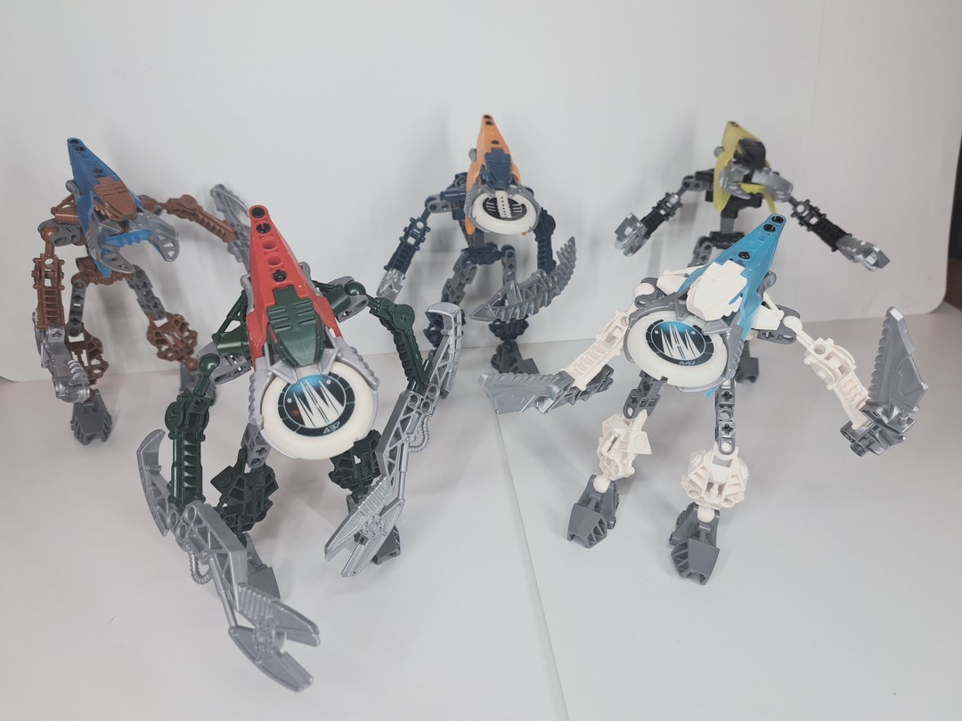 LEGO Lot of 5 Vahki Bionicle 8615 8616 8617 8618 8619 Technical Lego ...