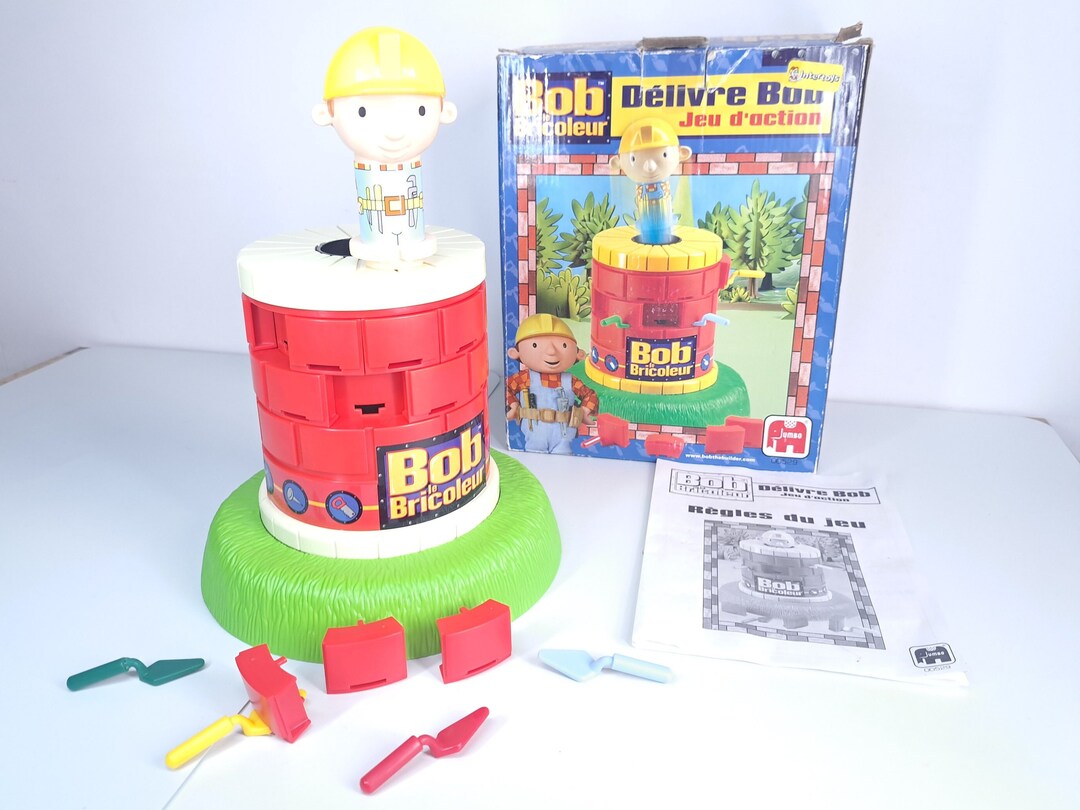 Bob the Builder Bricks Action Game Playskool Hasbro Set. 2002 'help Bob ...