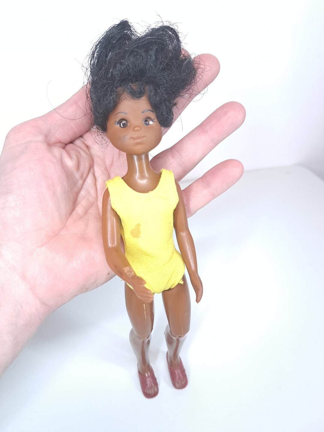 Mattel SUNSHINE 1973 happy FAMILY Vintage Hal Hattie & Hon Black Doll ...