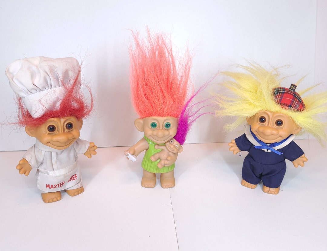 Trolls From the 80s. Original Russ Troll Master Chef, Scottish Marine ...