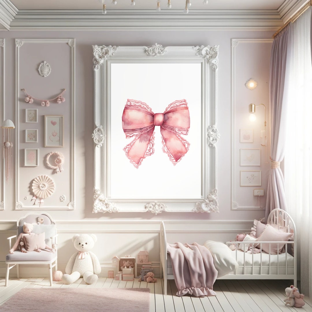 Coquette Wall Art, Printable, PNG, JPN, Printable PDF, Coquette Room ...