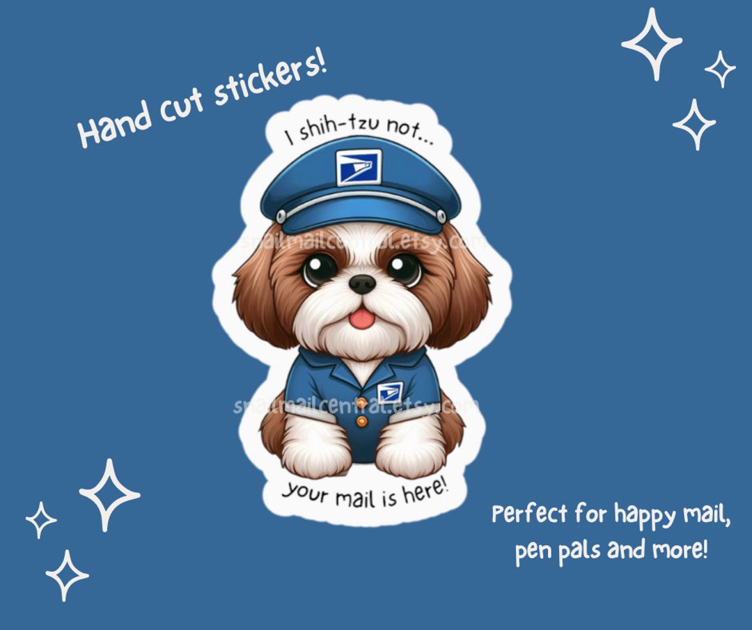HAPPY MAIL STICKERS Cute Funny Stickers for Penpals, Swaps, Wishes ...