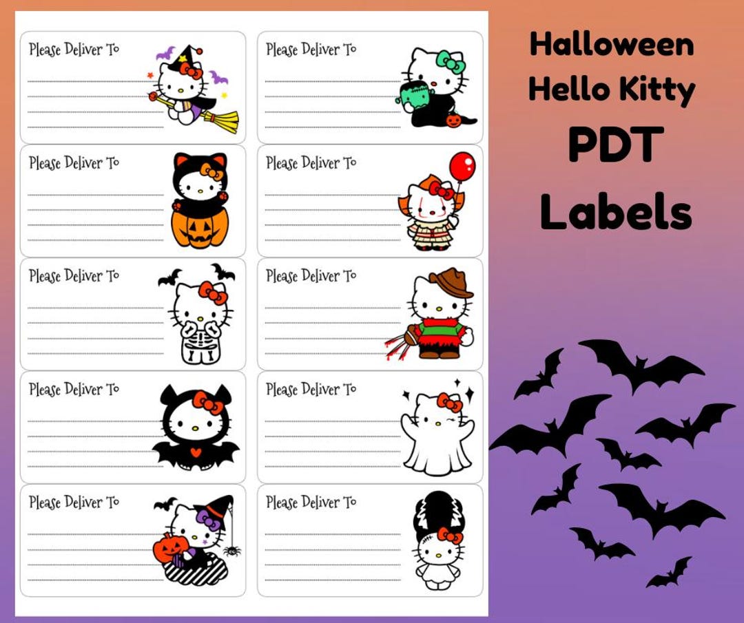 PDT Please Deliver to Labels - Sheet of 10 - Etsy