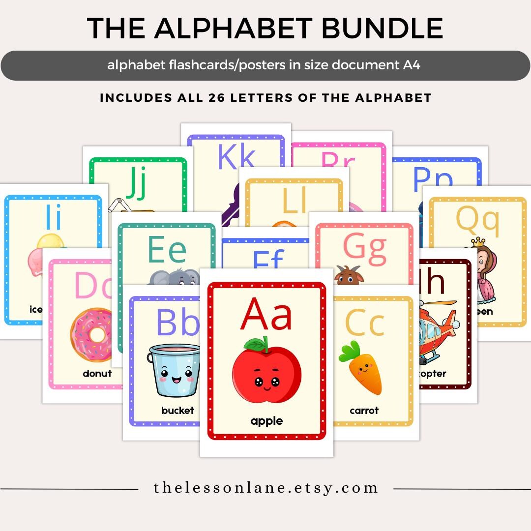 Alphabet Pages, Preschool, ABC, Printable, Homeschool, Alphabet ...