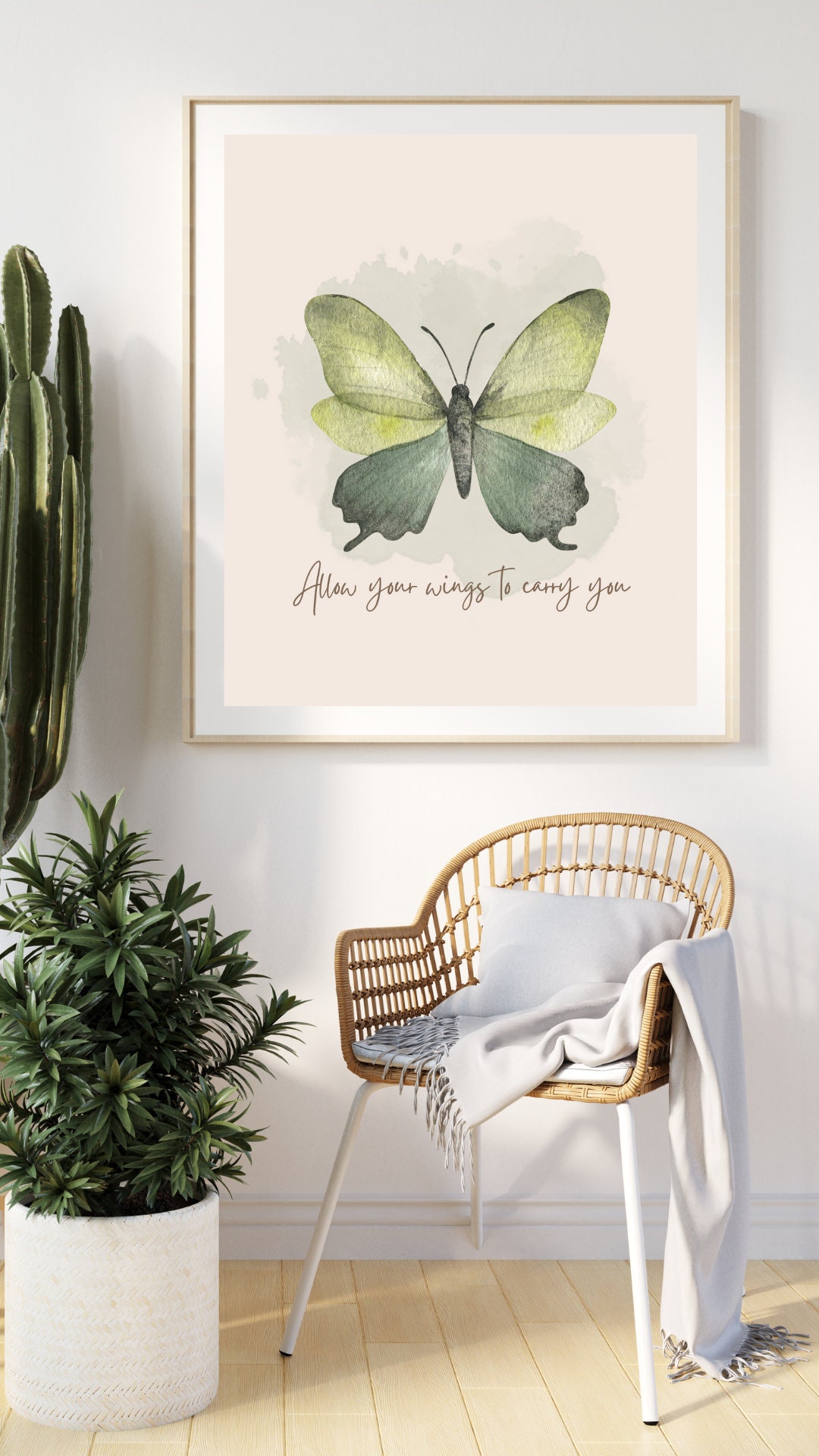 Butterfly Wall Art, Butterfly Print, 30x40 Centimeters, Butterfly Art ...