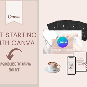 Canva Crash Course, Learn Canva, Done for You Ebook, Digital Marketing, Canva Bootcamp, How to ...