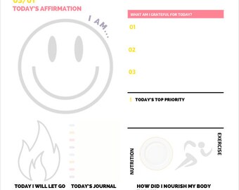 Mental Health Check in Digital Printable for Therapists, Counselors ...