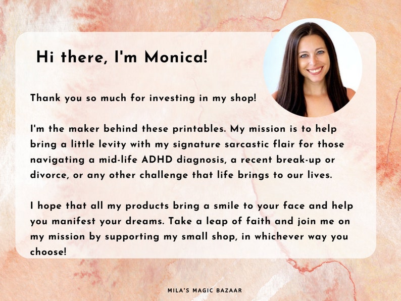 ADHD Affirmation Cards: 30 Daily Mental Health Tools (digital Download ...