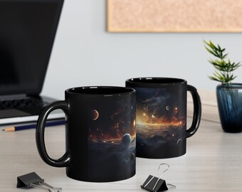 Space Mug 16 Oz 9 Planets Solar System Space Gift Astronomy Science Mug ...