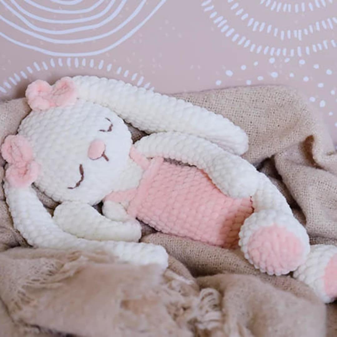 Sleeping Crochet Bunny Amigurumi PDF Pattern - Etsy