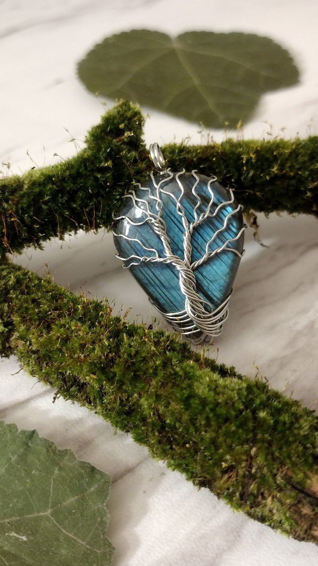 Tree of Life Pendant Labradorite - Etsy