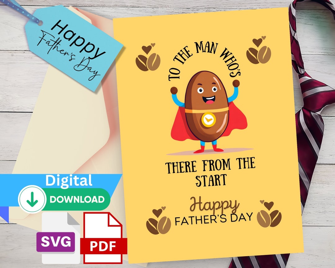 Happy Father's Day, the Man Who's Bean There, Digital Art, Digital ...