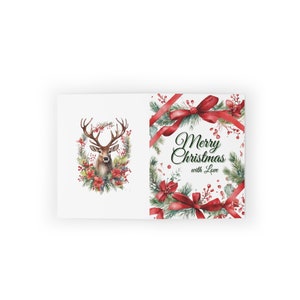 Merry Christmas Card Digital, Christmas With Love, Printable Christmas ...