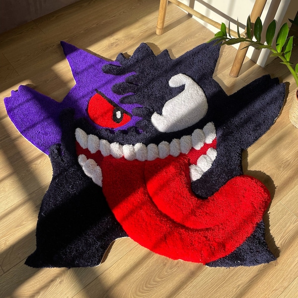 Gengar Rug - Etsy