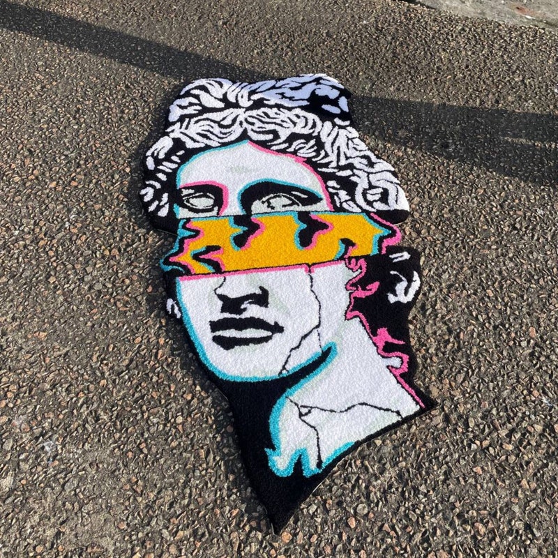 Trippy Rug - Etsy