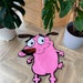 Courage the Cowardly Dog Rug: Handmade Tufted Skeleton Rug - Etsy