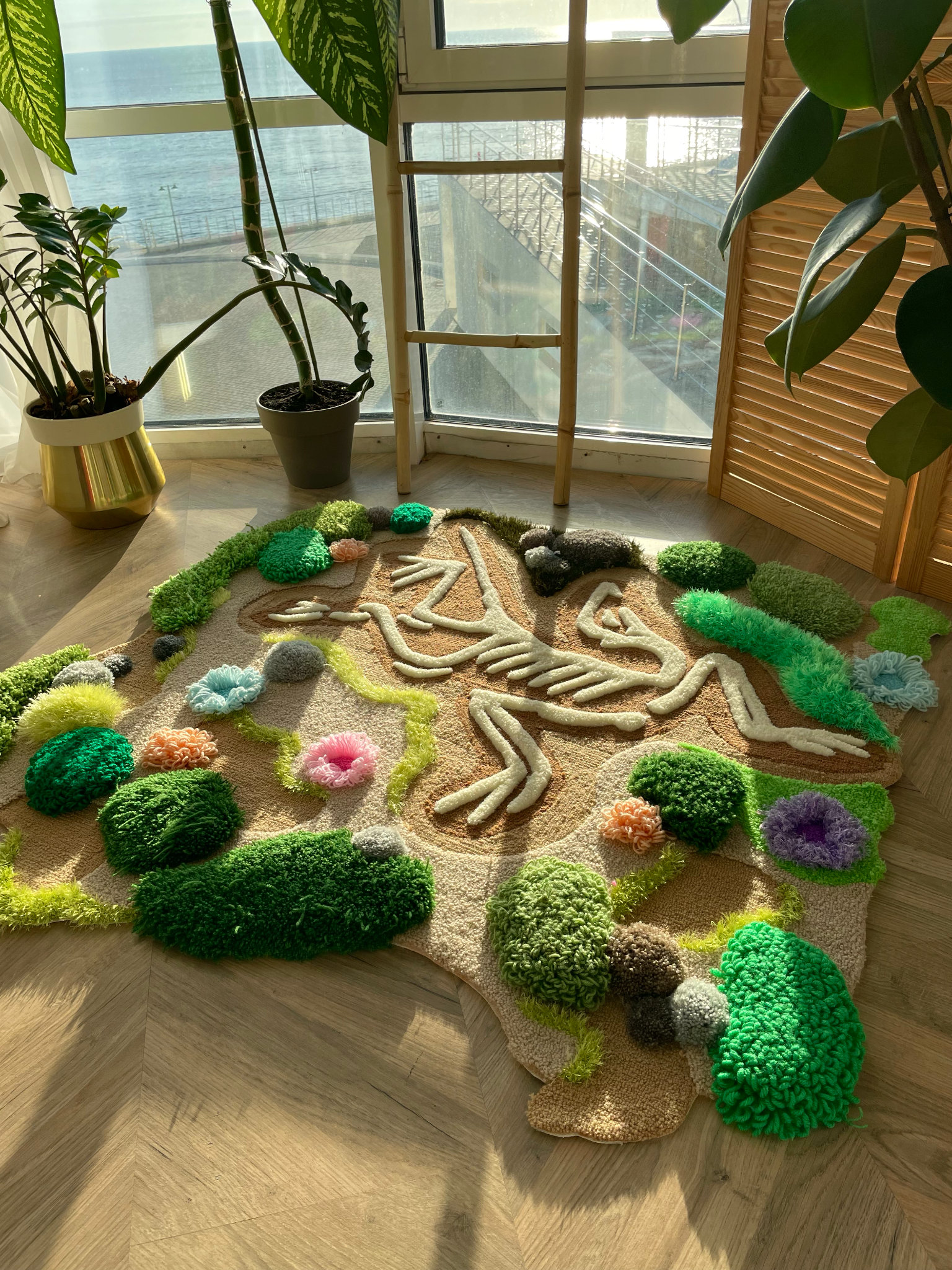 Handmade Tufted Custom Rug, 3d Tufted Rug, High Pile Carpet, Fluffy Rug ...