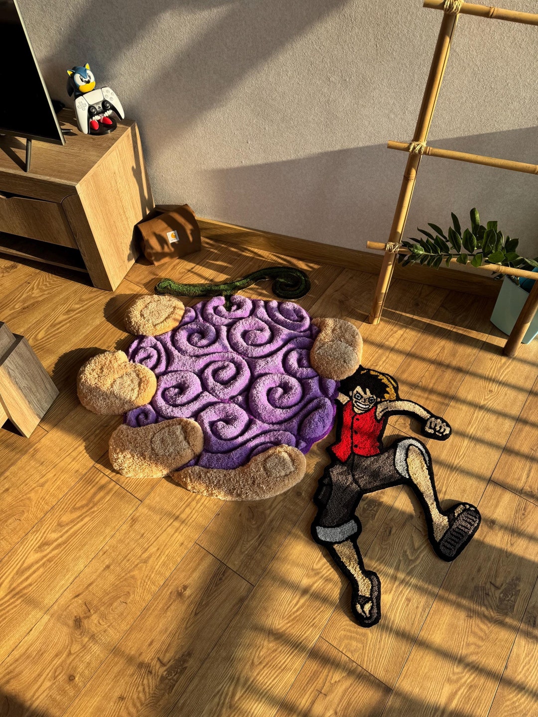 Gomu Gomu Devil Fruit Rug, 3D Fluffy Rug, Fluffy Custom Carpet One ...