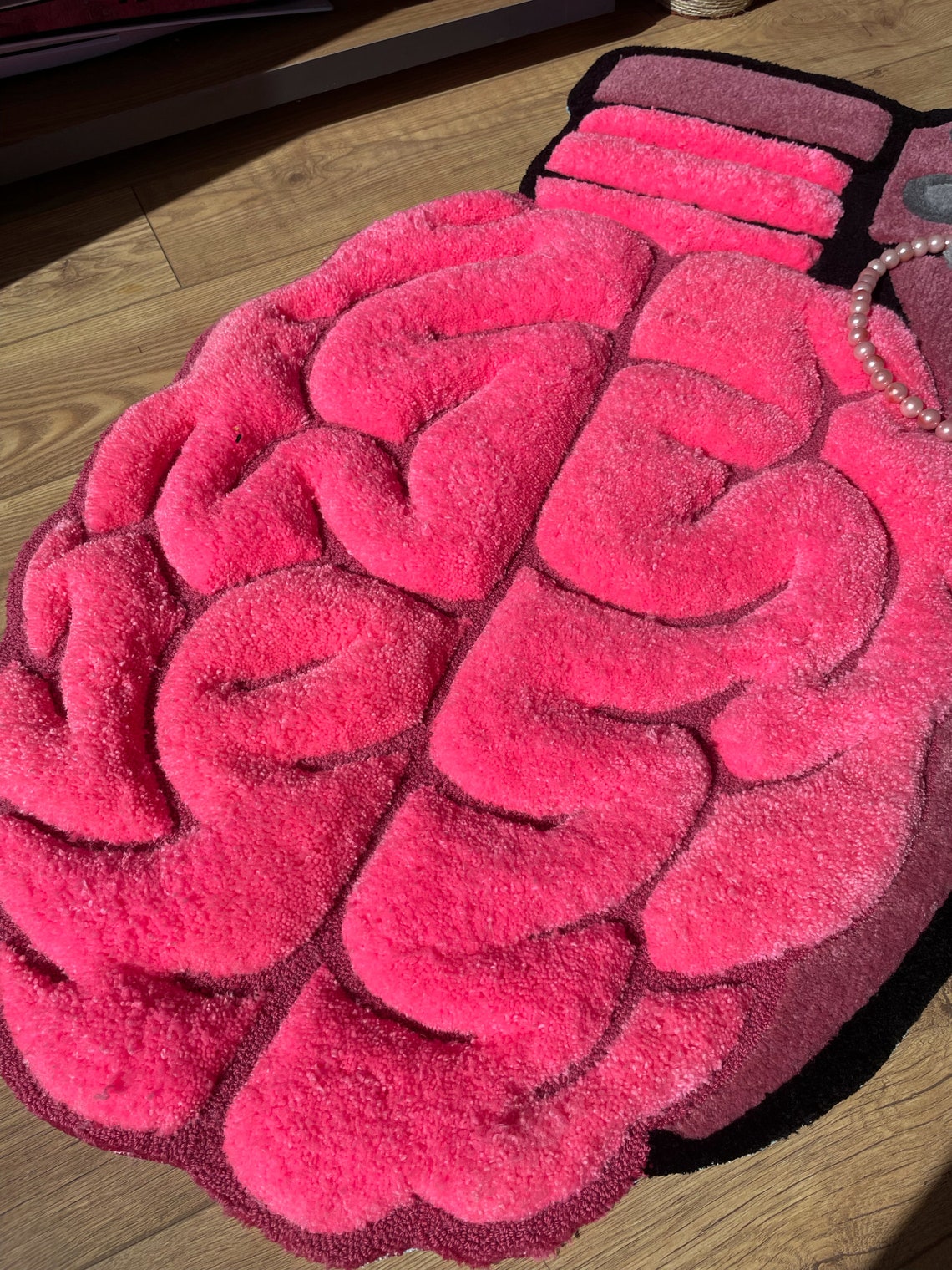 Fluffy Custom Brain Rug, Handmade Tufted 3d Carpet, High Pile Rug, Bomb Rug, Gift Idea Rug ...