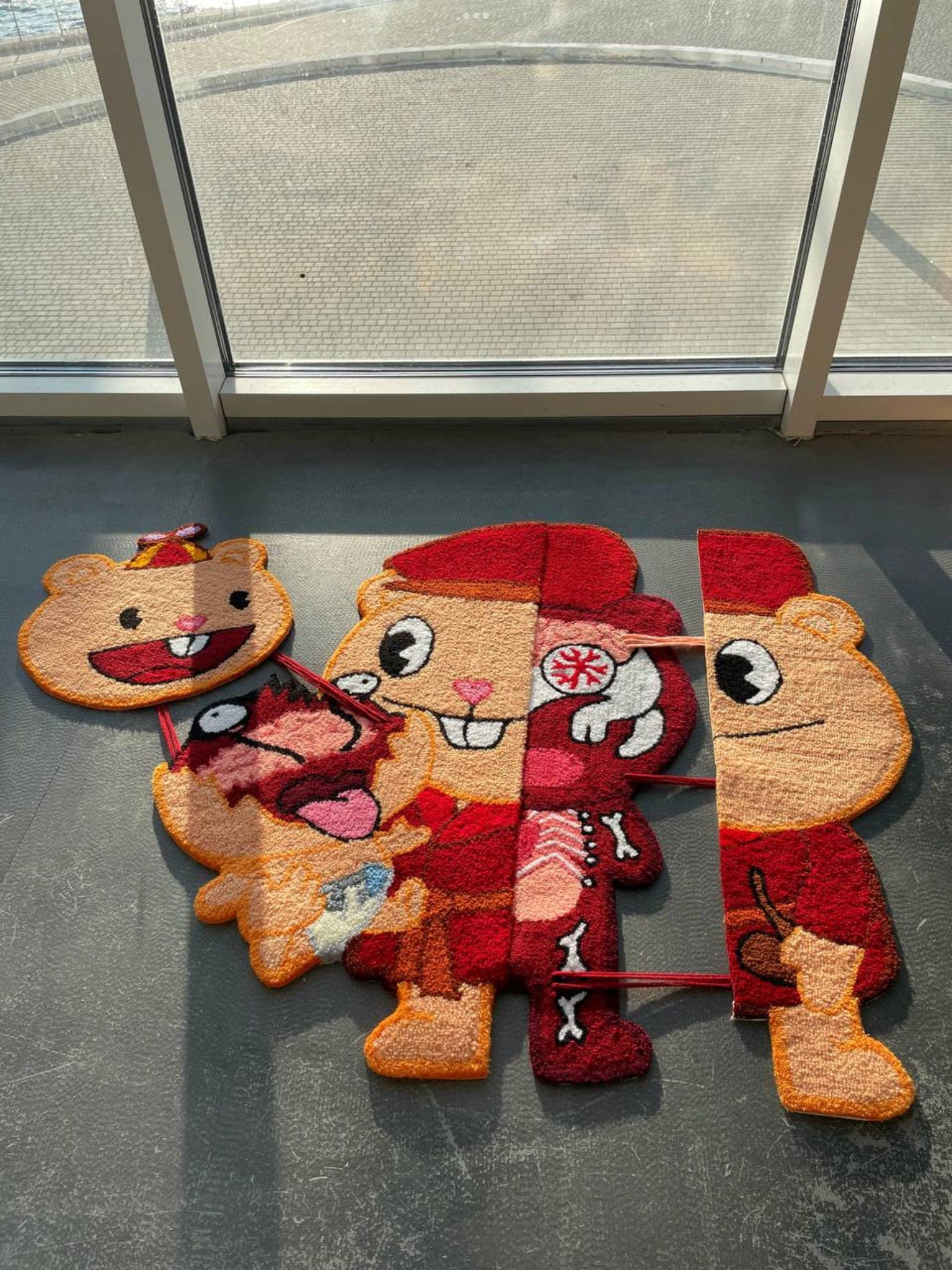 Pope HTF Collection Rug, Skeleton Rug, Handmade Tufted Custom Rug ...