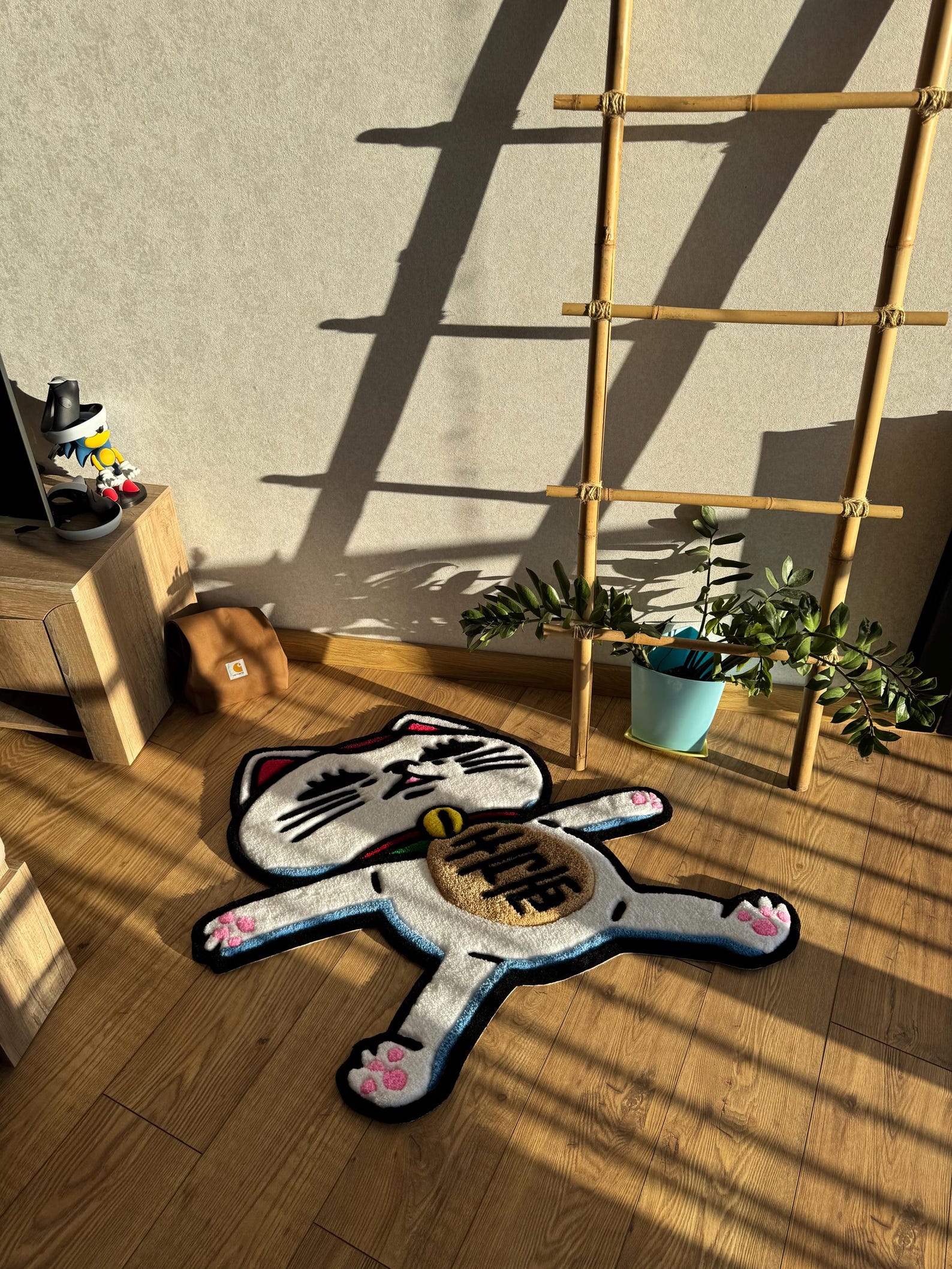 Custom Cat Rug: Tufted Wool, 3D Fluffy Handmade Carpet - Etsy