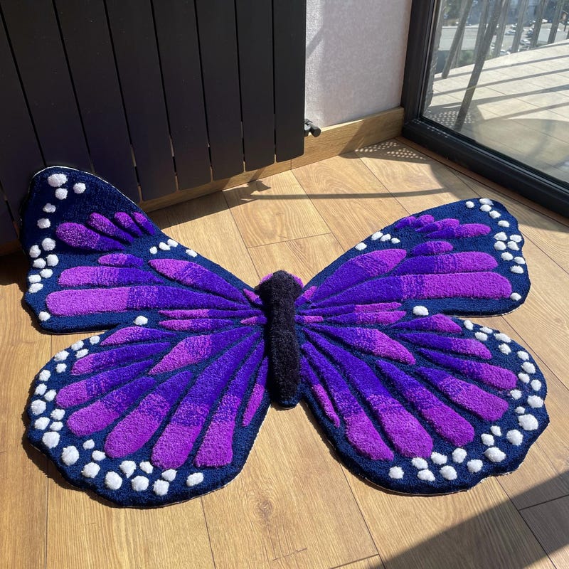 Butterfly Rug - Etsy