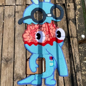 Sniffles From HTF Collection Rug, Skeleton Rug, Handmade Tufted Custom ...