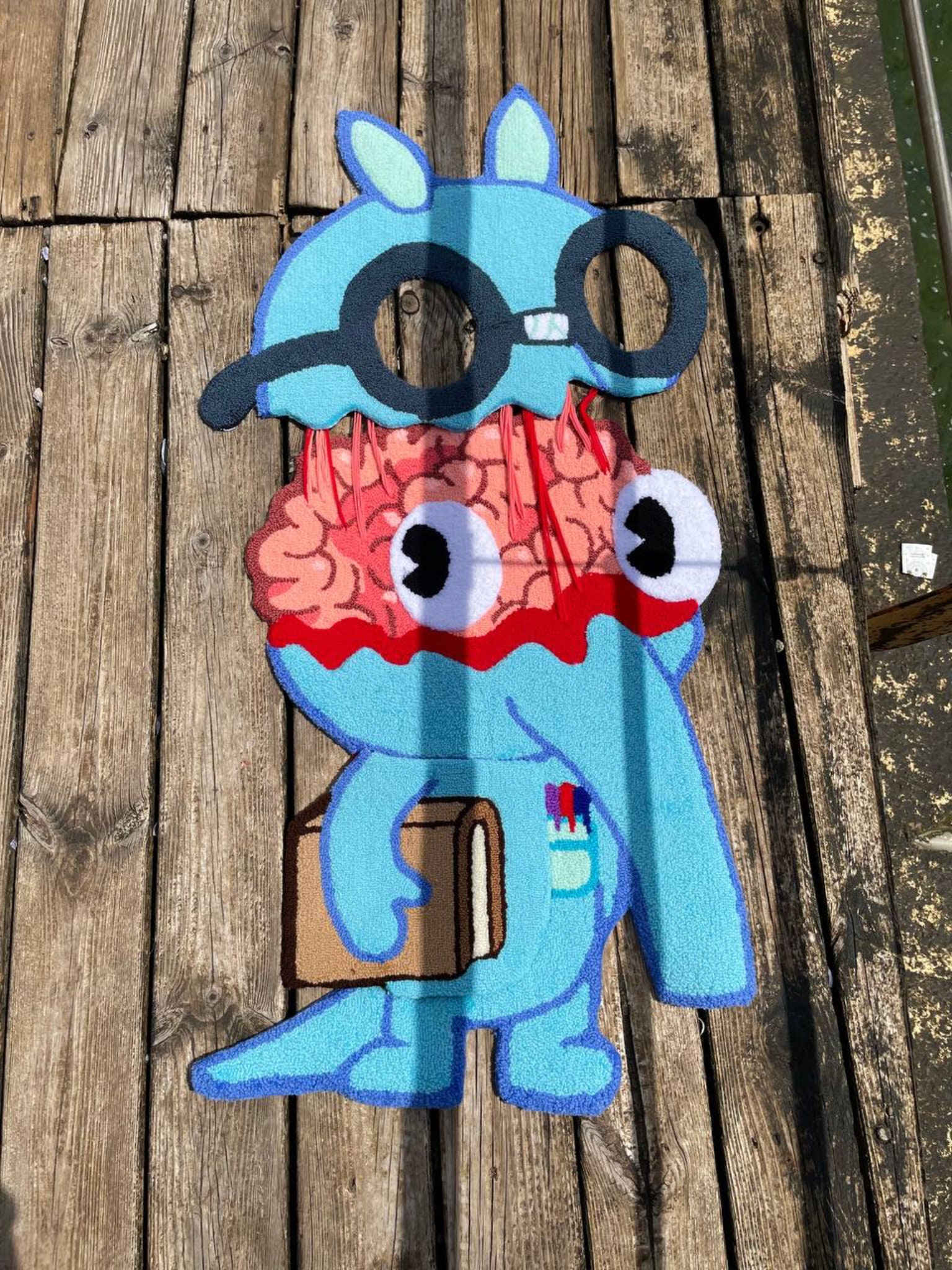 Sniffles From HTF Collection Rug, Skeleton Rug, Handmade Tufted Custom ...