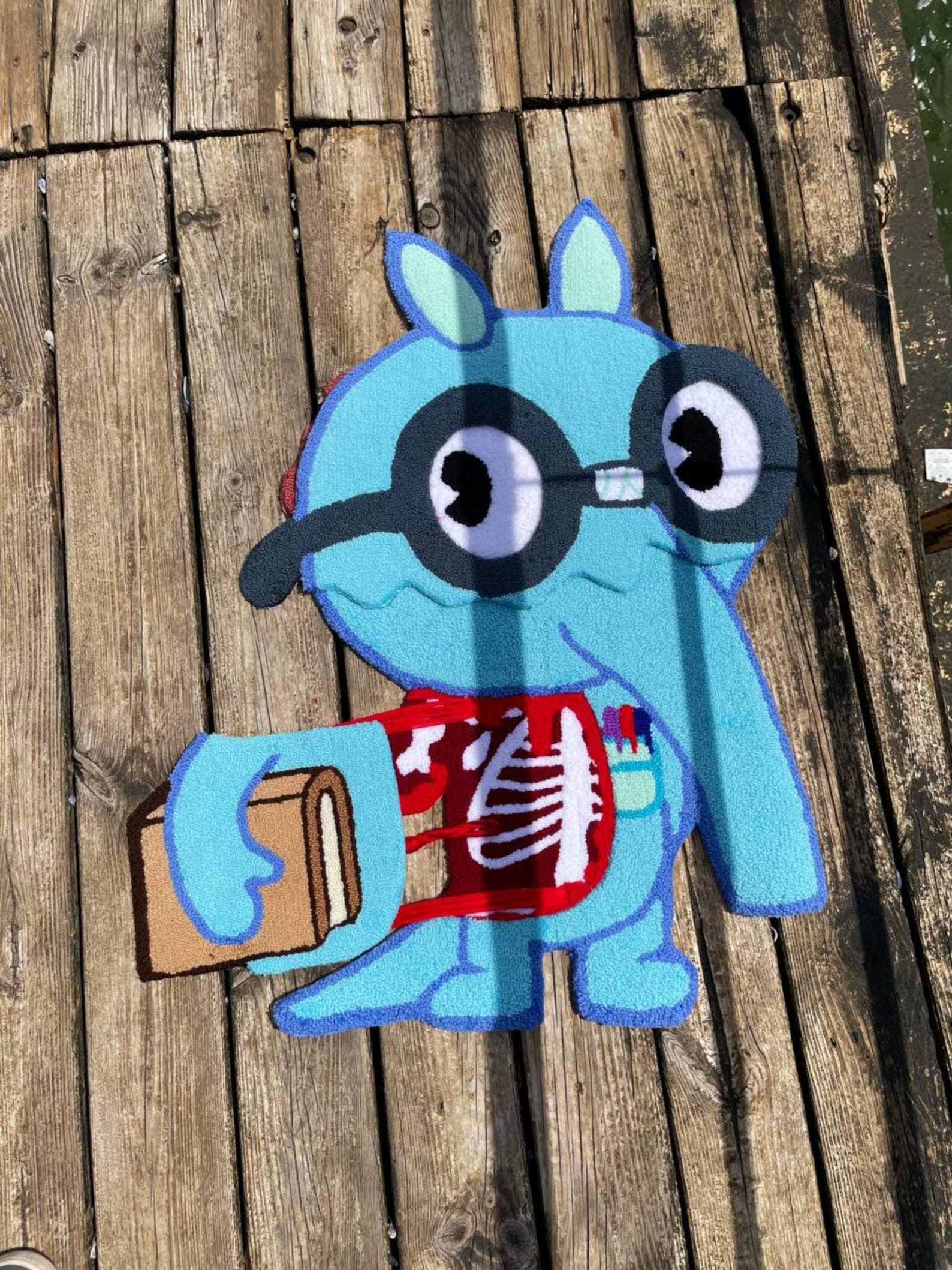 Sniffles From HTF Collection Rug, Skeleton Rug, Handmade Tufted Custom ...