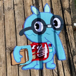 Sniffles From HTF Collection Rug, Skeleton Rug, Handmade Tufted Custom ...