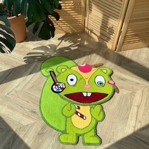 Nutty Happy Tree Friends Rug: Custom Skeleton Carpet Design - Etsy