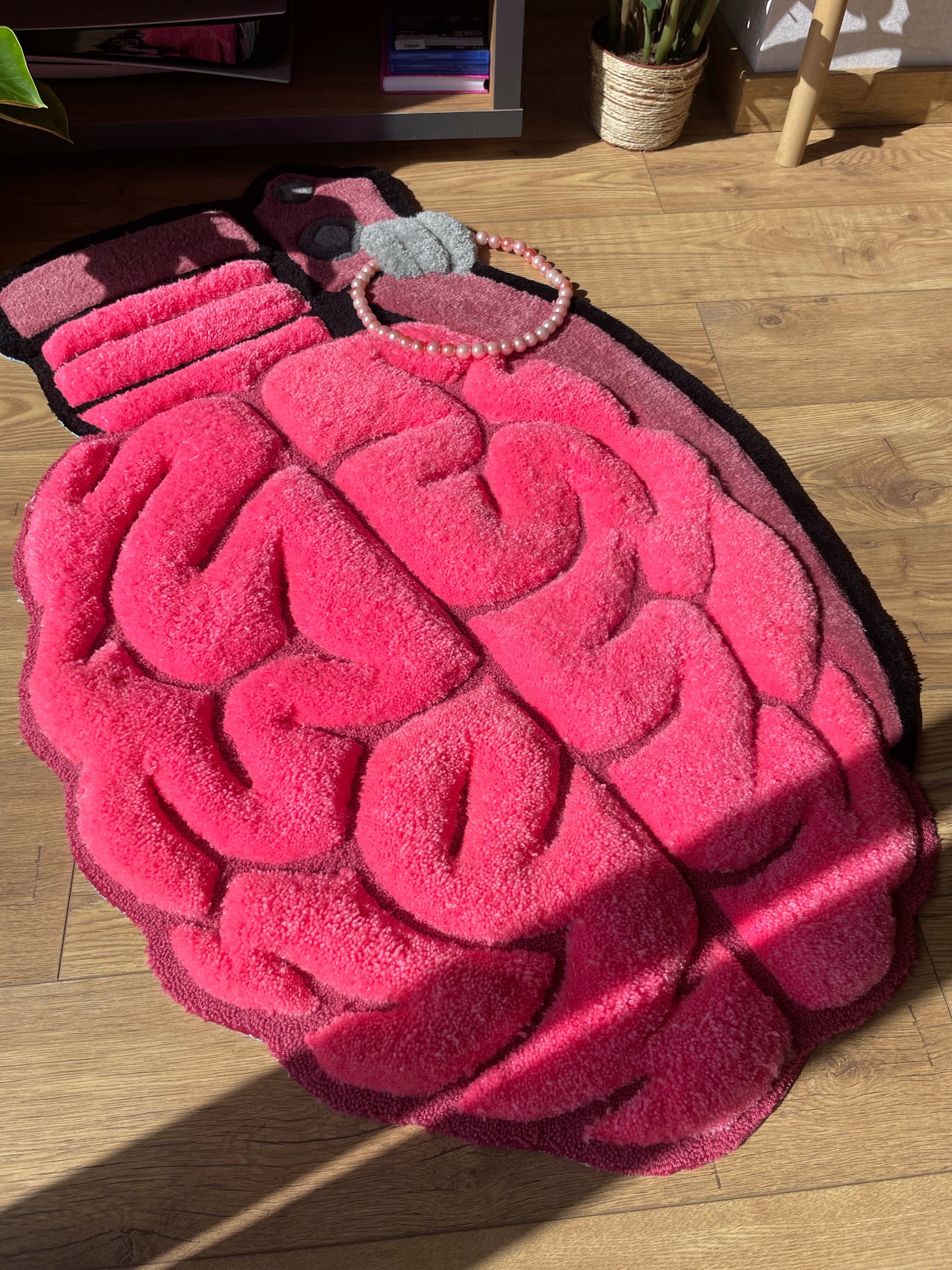 Fluffy Custom Brain Rug, Handmade Tufted 3d Carpet, High Pile Rug, Bomb ...