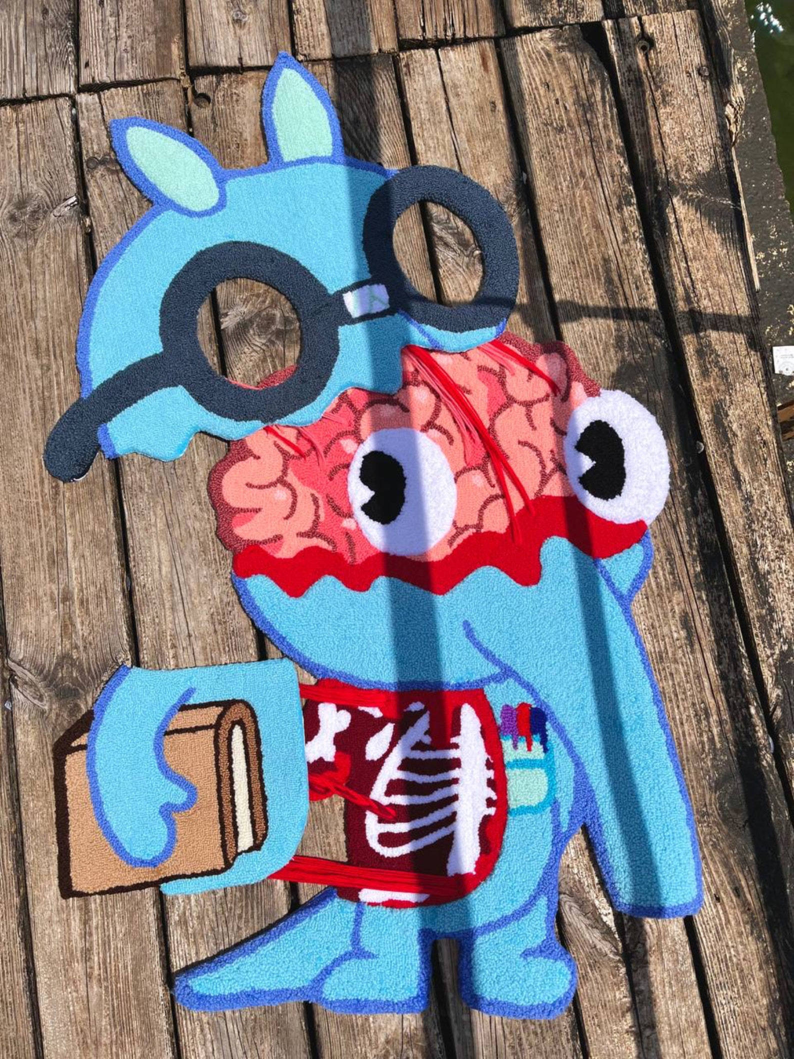 Sniffles From HTF Collection Rug, Skeleton Rug, Handmade Tufted Custom ...