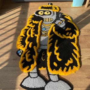 Handmade Tufted Custom Rug, 3d Tufted Rug, High Pile Carpet, Fluffy Rug ...