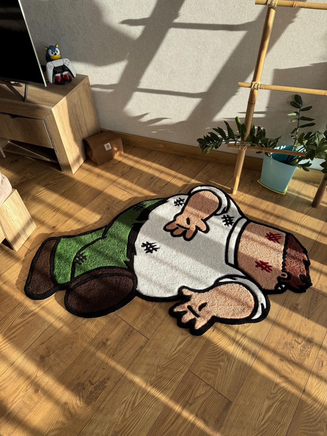 Griffin Smashed Rug: Family Guy Handmade Wool Tufted Carpet - Etsy